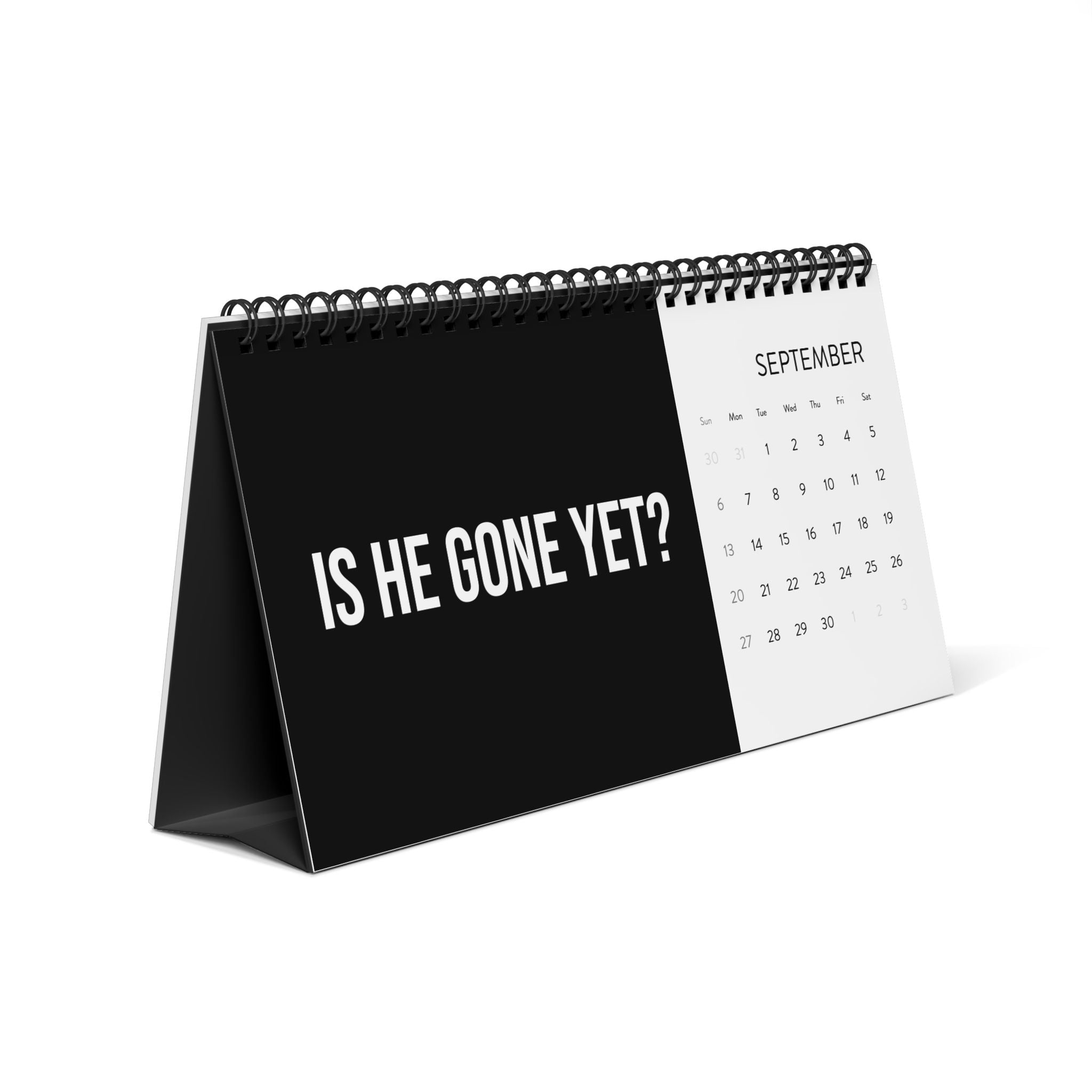 IS HE GONE YET 2026 DESK CALENDAR – That Gay Guy Candle Co.